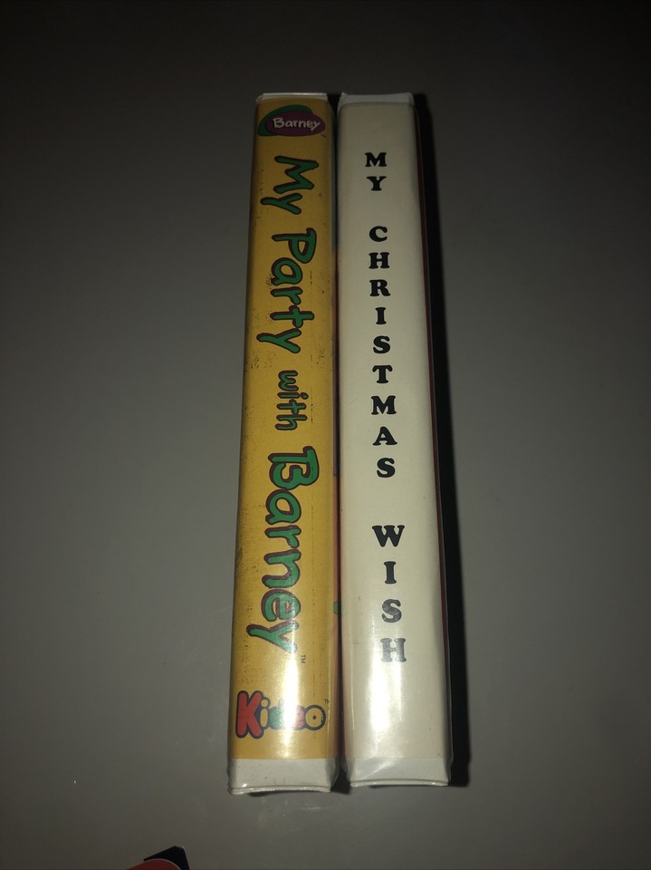My Party With Barney Alex VHS Kideo Clamshell Christmas Wish | eBay
