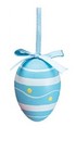 Easter Egg Ornaments Spring Pink Blue Purple Floral Dot Stripe Designs ...