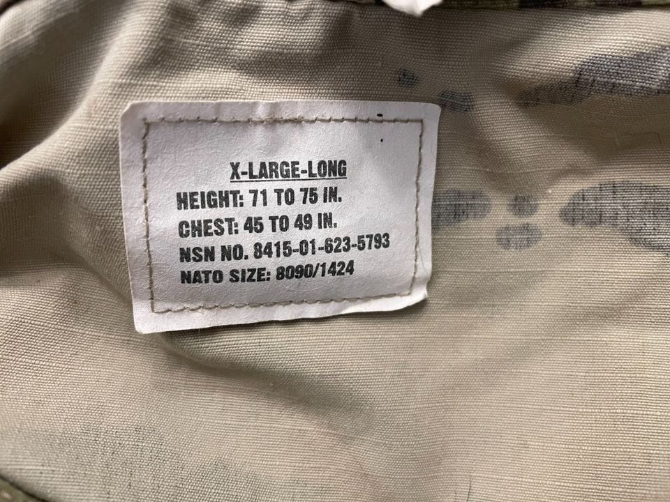 Combat Uniform Coat OCP Camo Unisex X-Large Long NEW | eBay UK