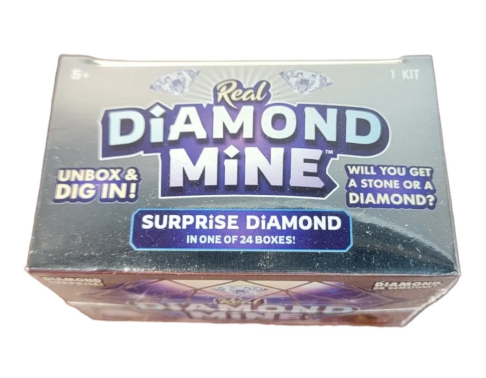 Real Diamond Mine Dig It! Explore To Find In 1 of 24 Boxes NEW COLECT ...