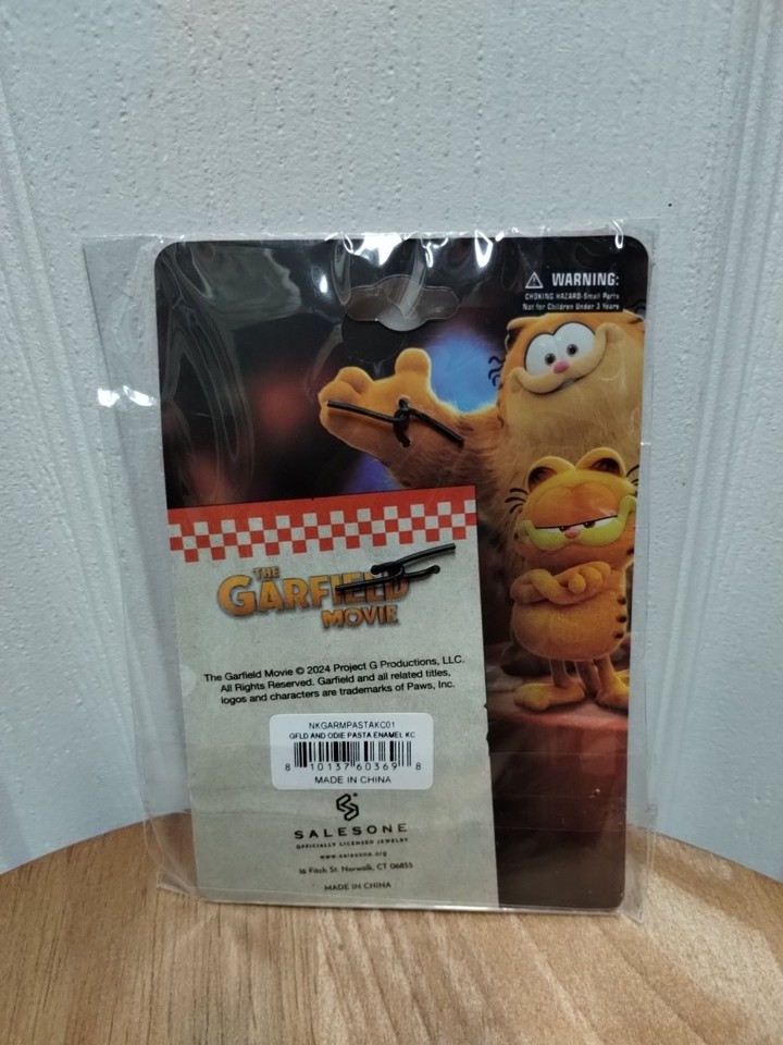 Garfield & Odie Bag Clip/Key Ring Charm (The Garfield Movie) New | eBay