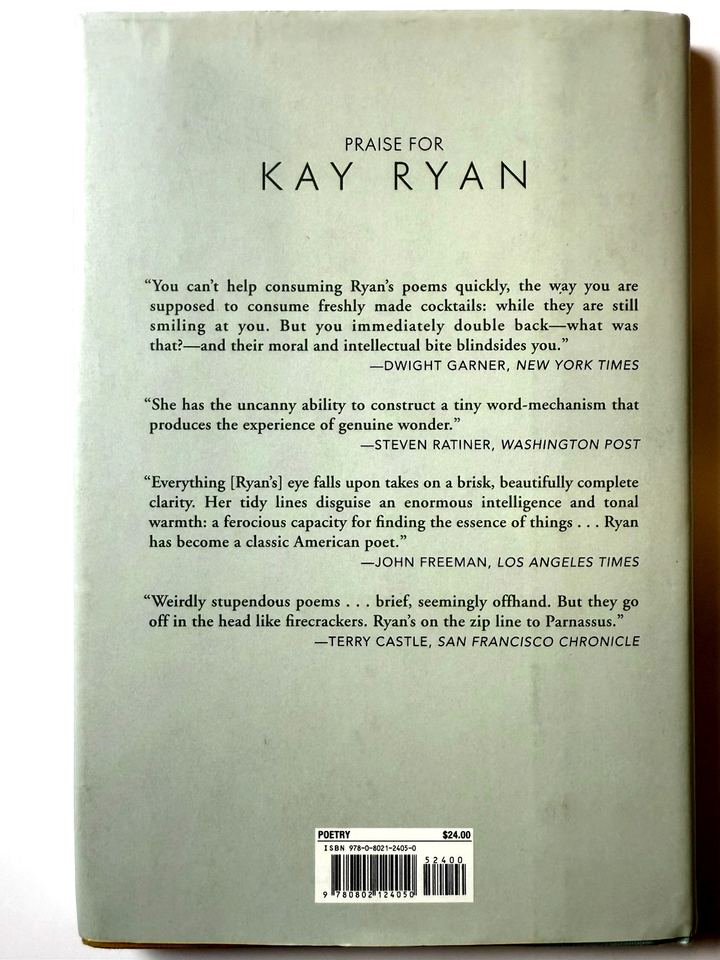 KAY RYAN - SIGNED FIRST EDITION IN HARDCOVER: ERRATIC FACTS, PULITZER ...