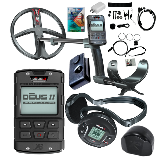 XP Deus II Metal Detector - 13x11 FMF Coil with Remote Control and WS6 ...