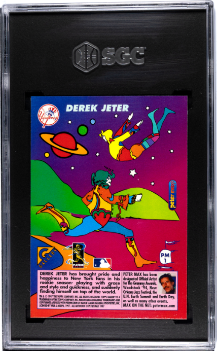 1997 Topps Gallery #PM1 Derek Jeter Peter Max Serigraph SGC 9 | eBay