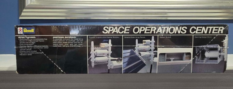 REVELL 1/144 SPACE OPERATIONS CENTER MODEL KIT, VINTAGE KIT, HUGE SIZE ...