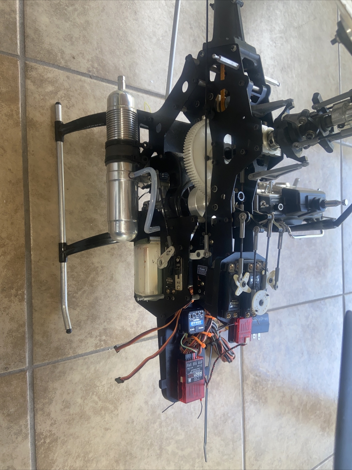 JR PROPO ERGO 50 With A OS 50SX ENGINE HELICOPTER WITH REMOTE XP8103 | eBay