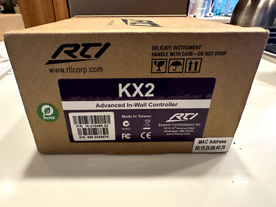 RTI KX2 KX-2 Advanced In-Wall Touchpanel Keypad - | eBay
