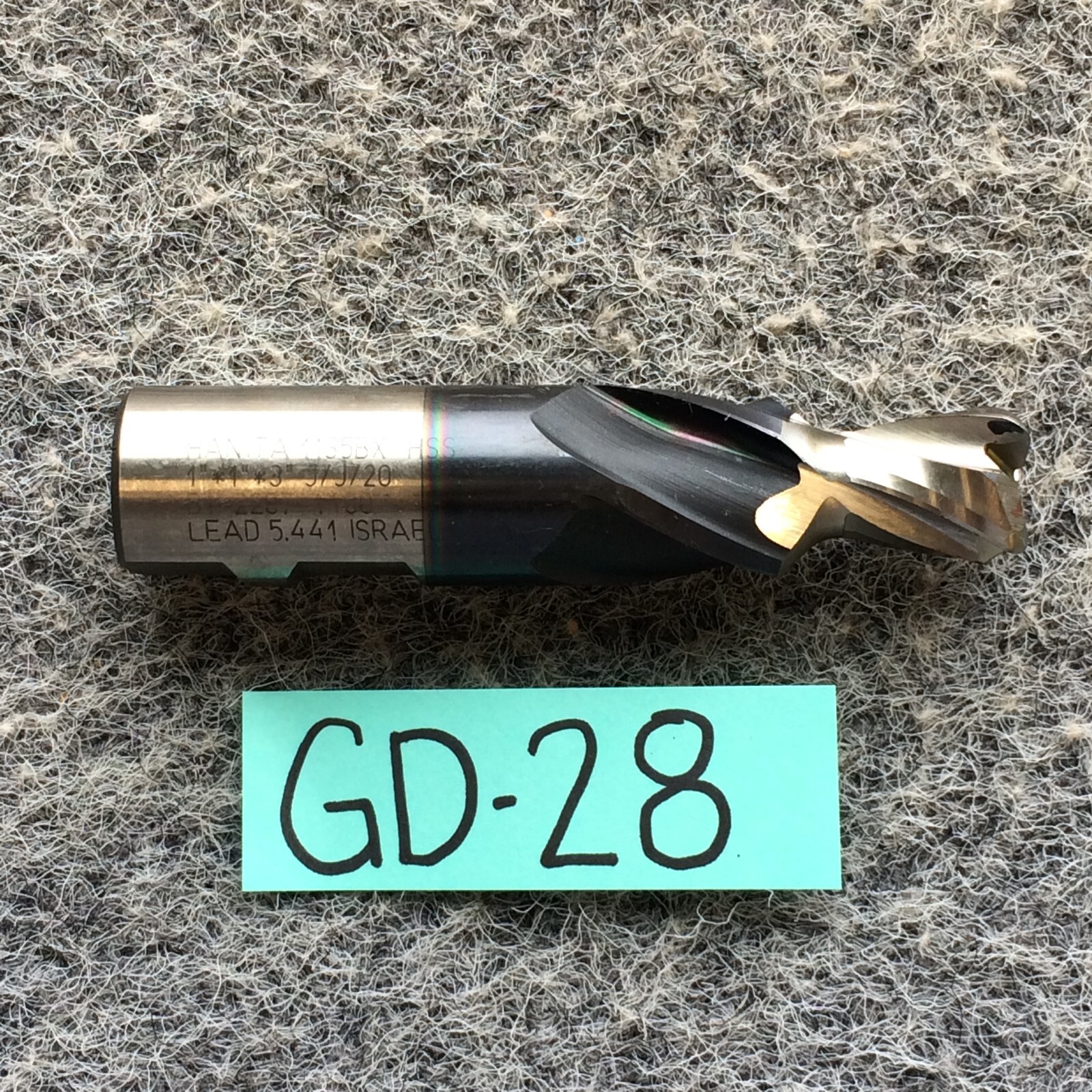 Hanita 1"x1"x3" 4 Flute 1135BX HSS End Mill CNC TOOL DRILL LATHE | eBay