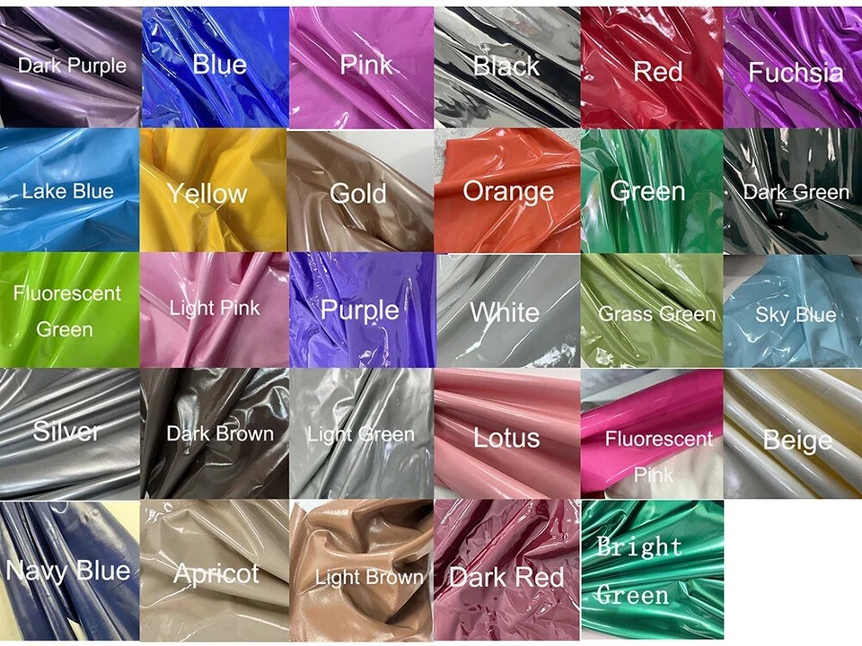 Lockable Spandex PVC Leather Long Dresses Exotic Party Wetlook Pleated ...