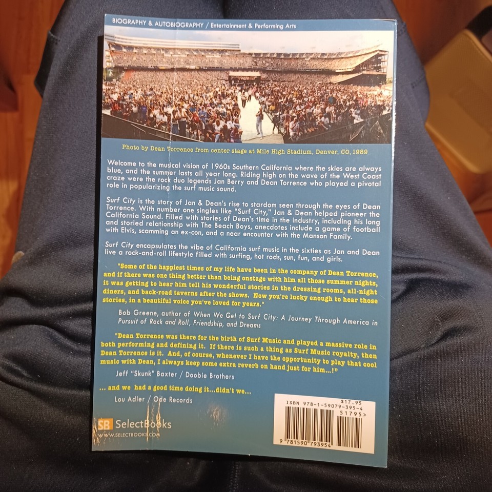 Surf City: The Jan and Dean Story by Dean Torrence VERY GOOD PLUS BC-2 ...