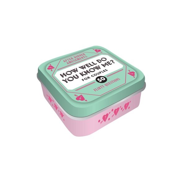 How Well Do You Know Me? : For Couples 50 Flirty Questions, Cards by ...