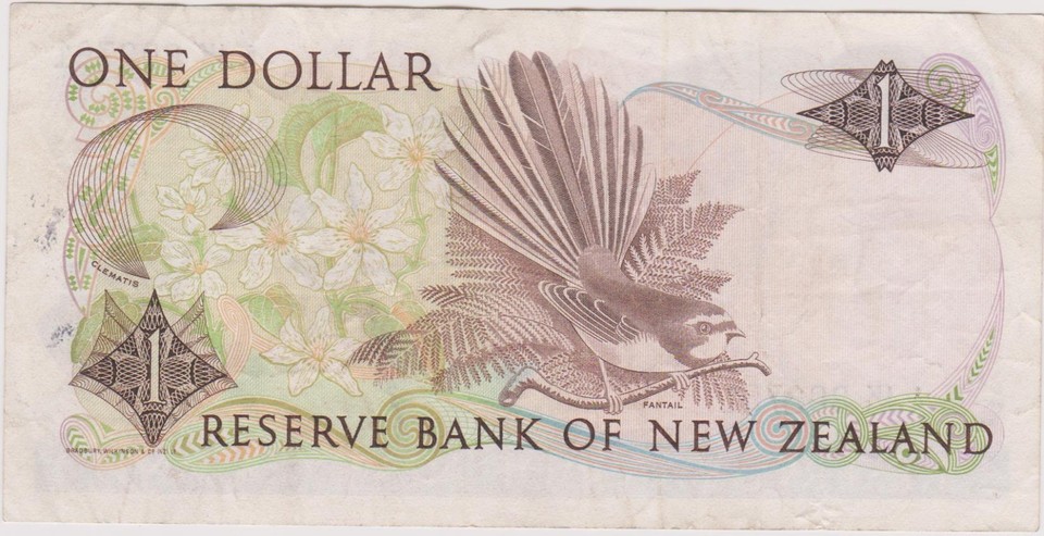1985 Reserve Bank of New Zealand - $1 NZD Dollar Banknote circulated | eBay