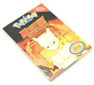 Mewtwo Strikes Back Pokemon 1999 Scholastic Paperback Book First Movie ...