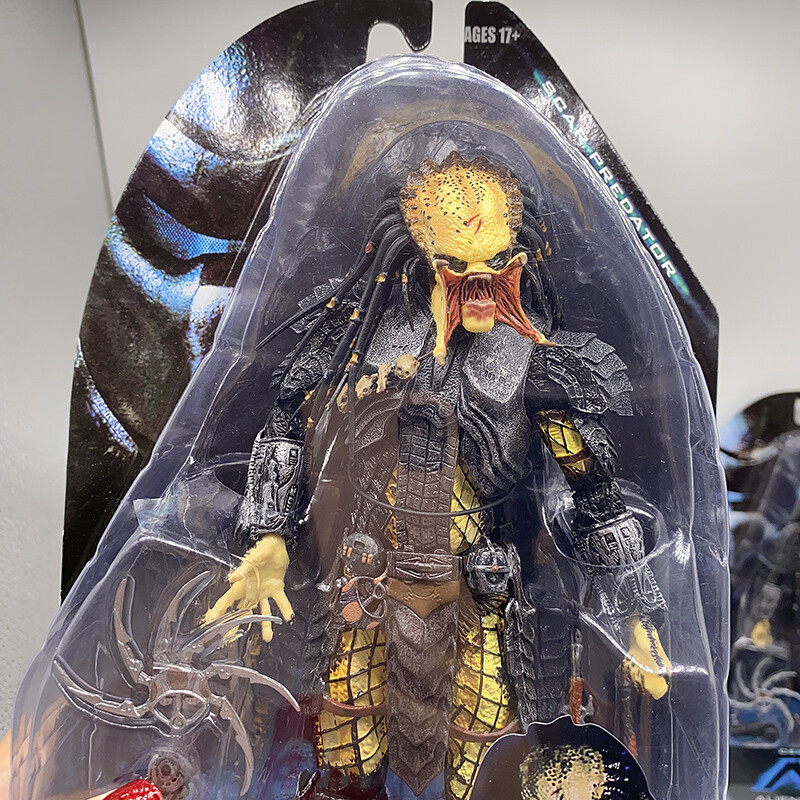 New Alien VS. Predator CELTIC PREDATOR PVC 7" Action Figure MASKED SCAR ...