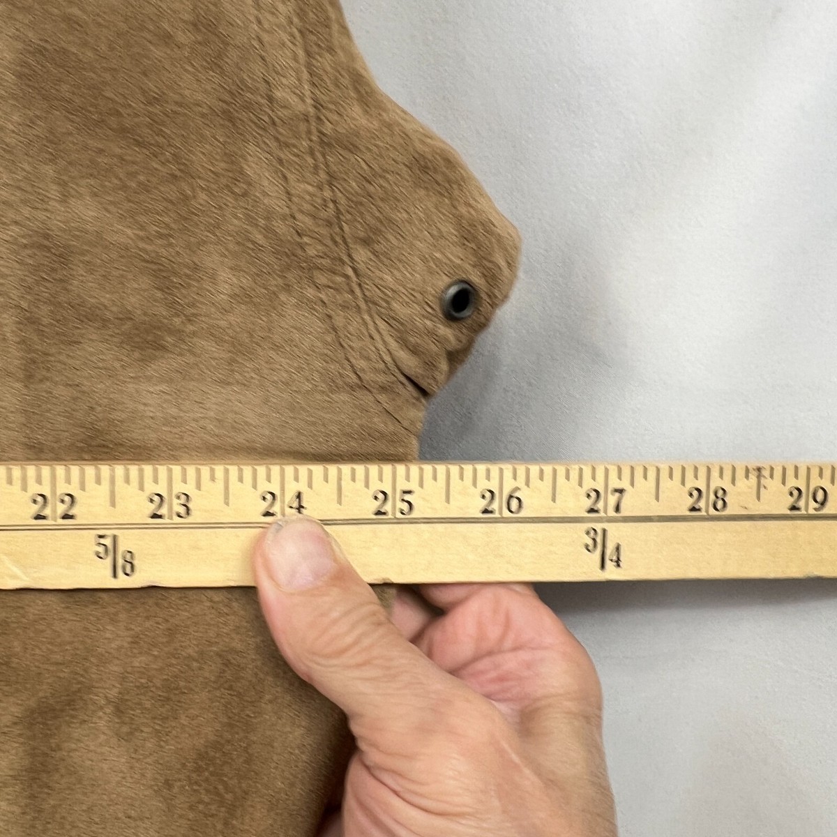 HUNT CLUB Vintage Men XL Jacket Brown Leather Suede Quilted HUNT CLUB Vintage Men XL Jacket Brown Leather Suede Quilted