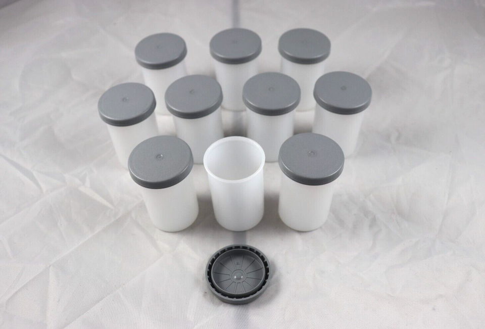 Plastic 35mm Film Canisters/ Containers With Tops Lot Of 100 | eBay
