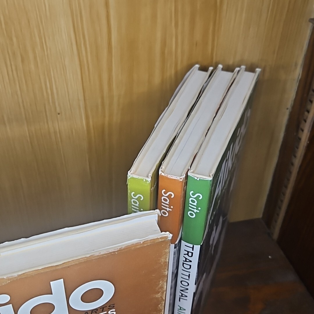 Complete 5-Volume Set Traditional Aikido by Morihiro Saito, Minato 1976-8 ~HC G+ | eBay