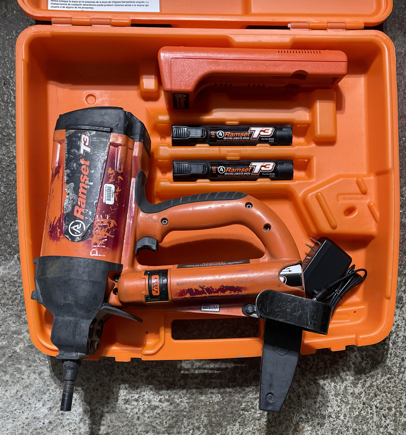 Ramset T3SS Single-Shot Gas Nailer for sale online | eBay
