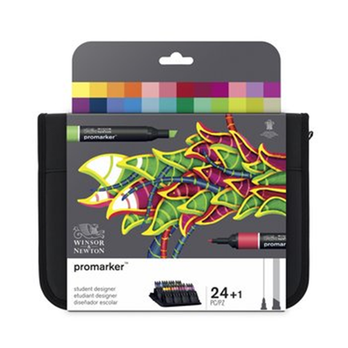 Promarker 24 Winsor Newton Student Set Box And 884955043295| eBay