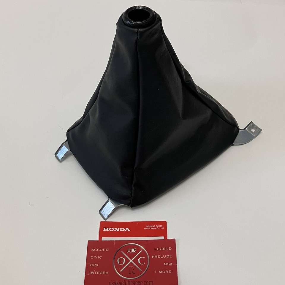 Genuine OEM EK Honda Civic Shift Boot Black 96-00 USDM Shifter Boot 5MT ...