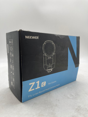 Neewer Z1-C TTL Round Head Flash Speedlite for Canon | Open Box | No ...