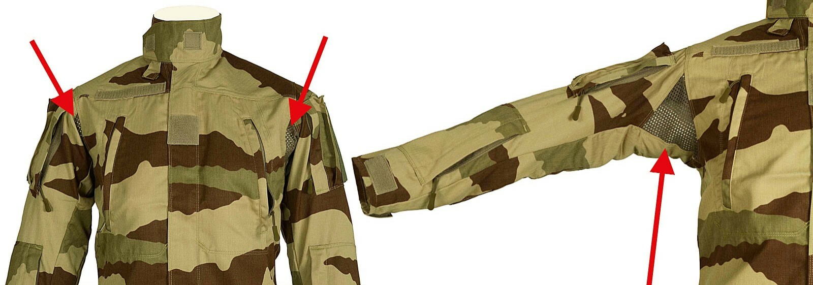 RARE veste de Treillis F3 nouveau modèle armée française camouflage ...