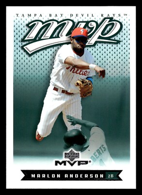 2003 Upper Deck MVP #155 Marlon Anderson Tampa Bay Devil Rays Phillies ...