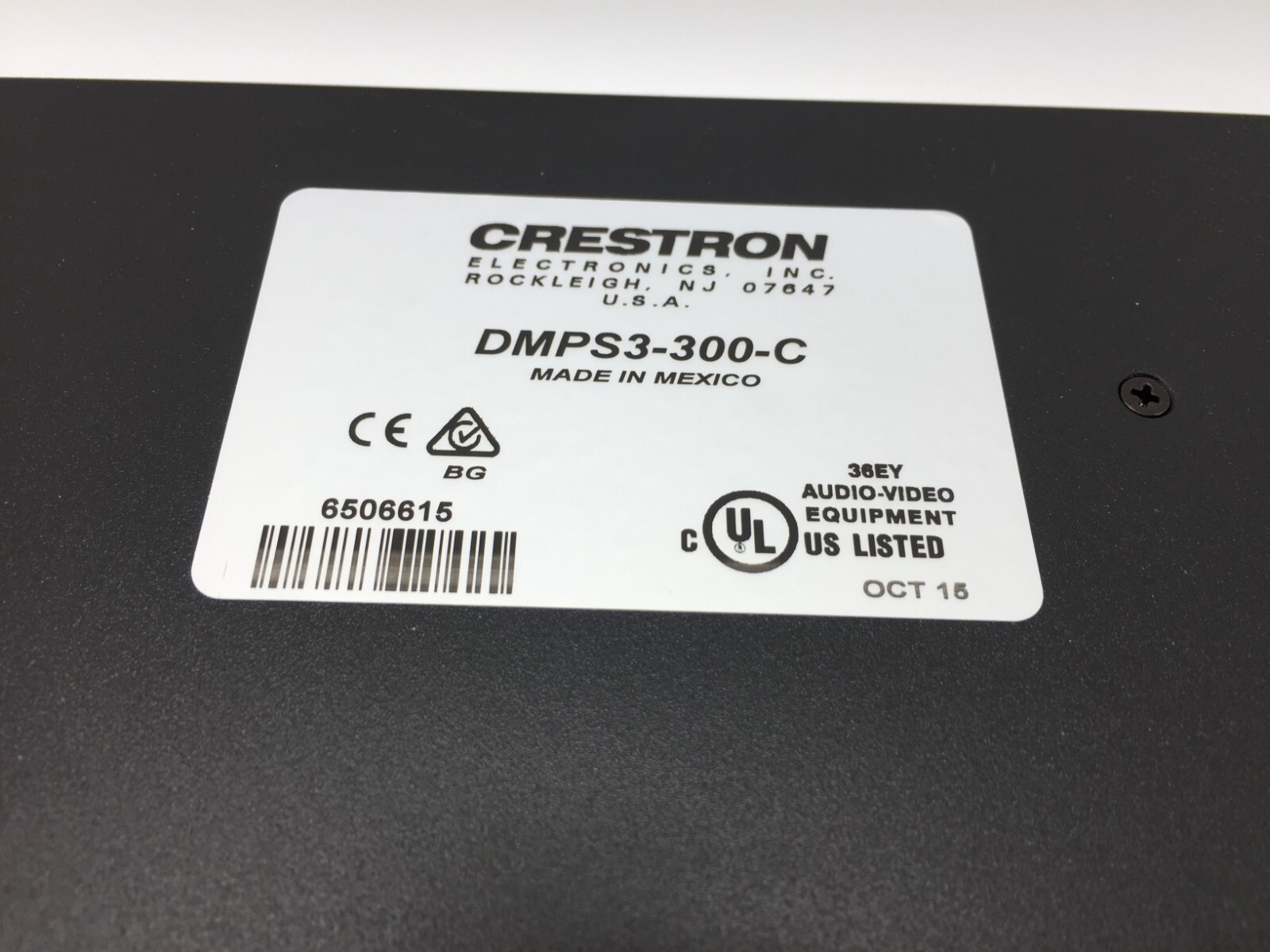 Crestron DMPS3-300-C 3-Series DigitalMedia Presentation System | eBay