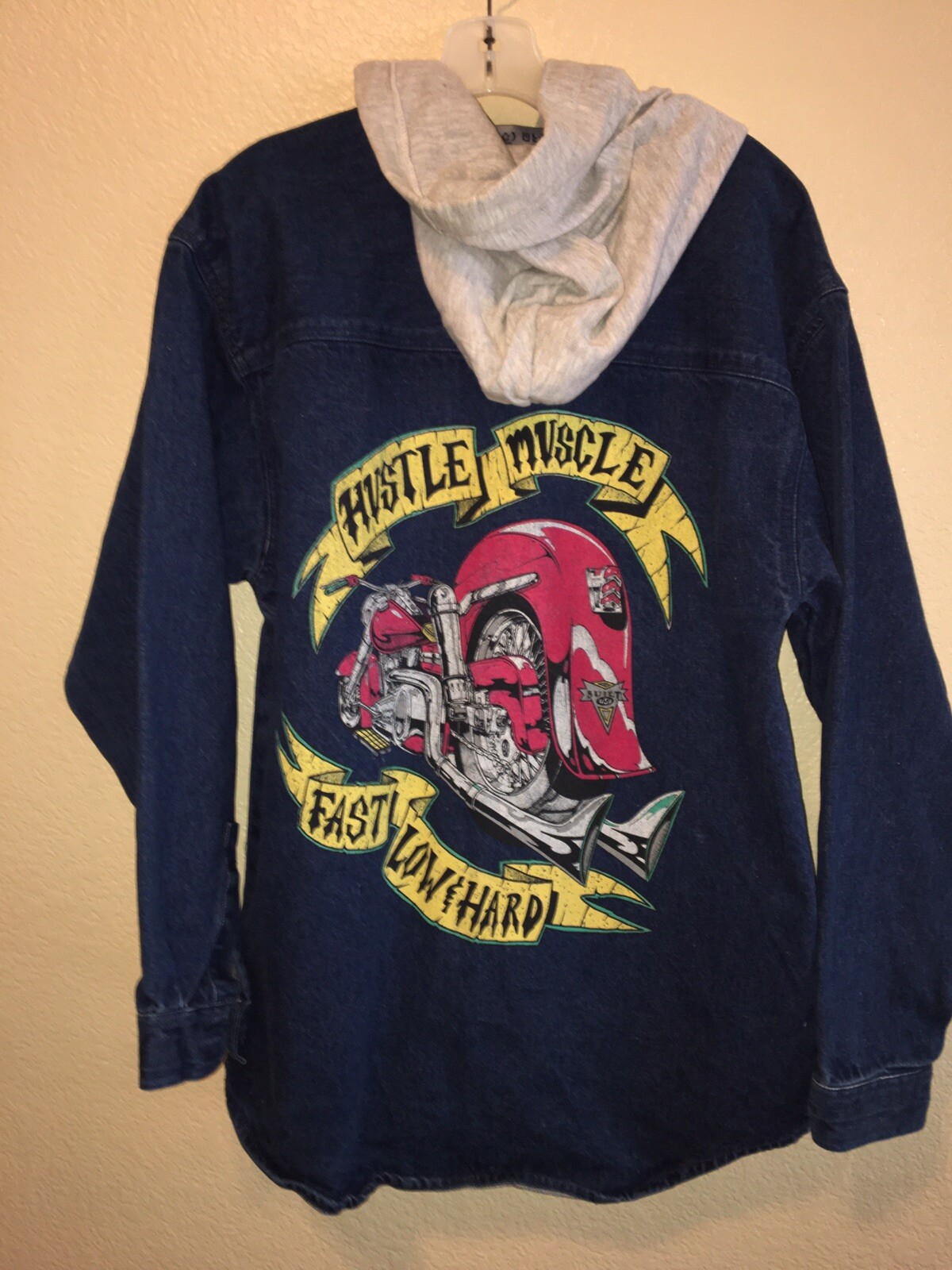 uniform code hustle muscle fast low & hard motorcycle… - Gem