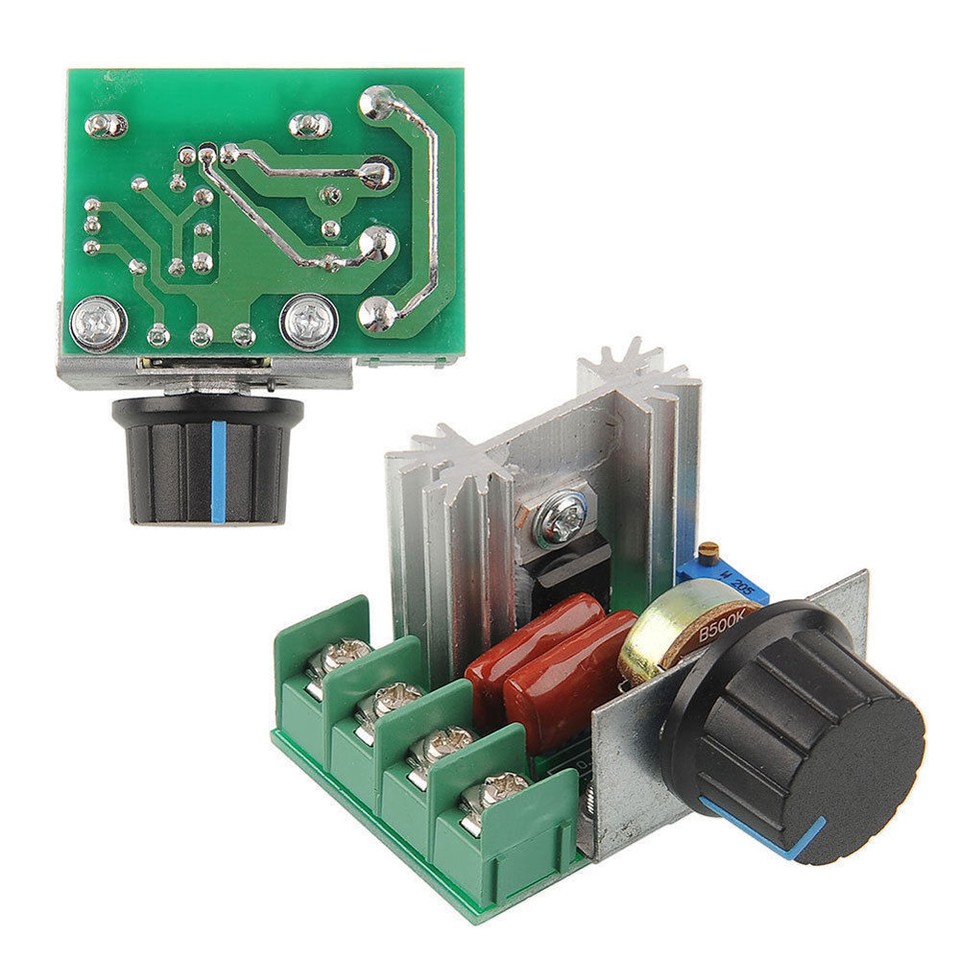 220V 2000W Speed Controller SCR Voltage Regulator Dimming Dimmers ...