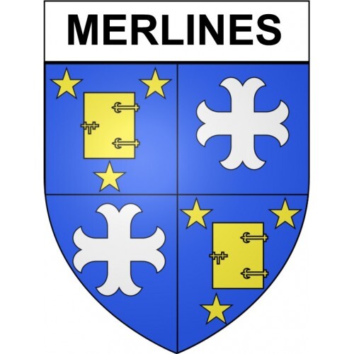 Merlines 19 ville Stickers blason autocollant adhésif | eBay