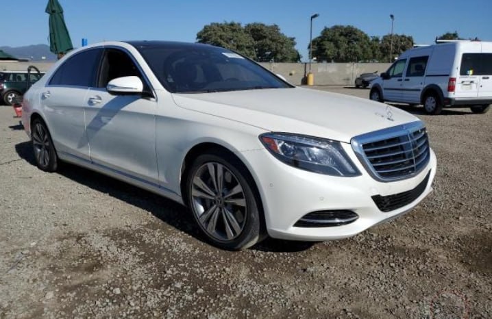 14-17 Mercedes S550 W222 2015 Coolant Reservoir Tank Feed Hose Pipe ...