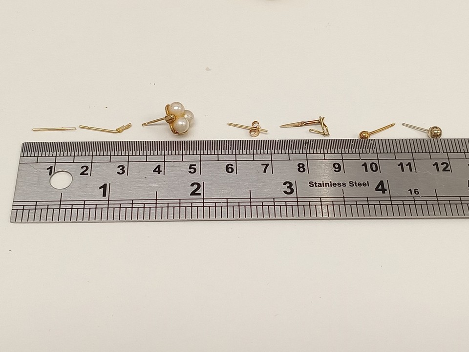 Scrap Tested 9ct Gold Mixed Jewellery Weight 3.56 Grams Spares/Repairs ...