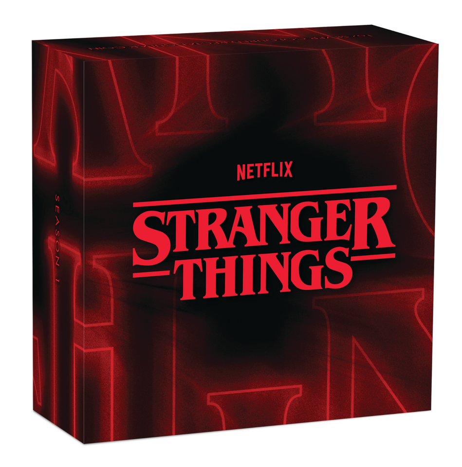2026 STRANGER THINGS-SEASON 1 SILVER COLORED RECTANGLE $1 1oz COIN NGC ...