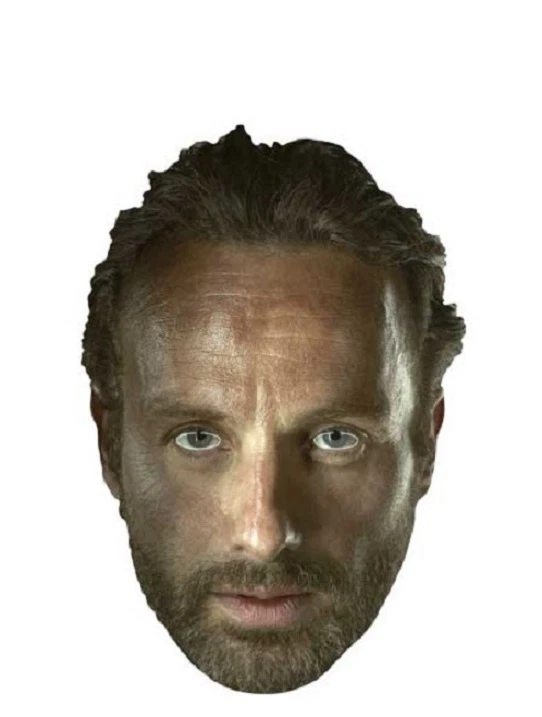 Rick Walking Dead Face