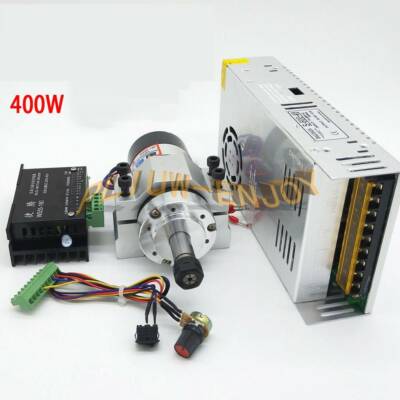 ER11 Brushless Spindle 400W + Clamp Base + WS55-180 BLDC Motor Driver ...