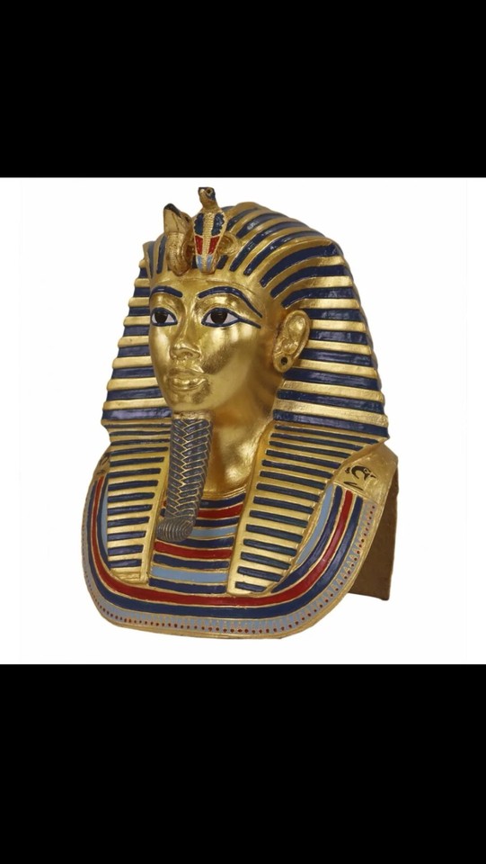 King Tutankhamun Mask Replica Certification Authenticity Accurate Rare ...