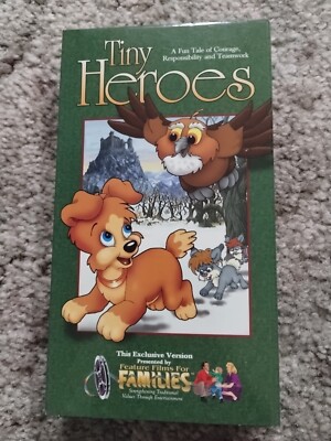 Tiny Heroes VHS, 1997 Animated Christian Feature Films For Families Vintage | eBay
