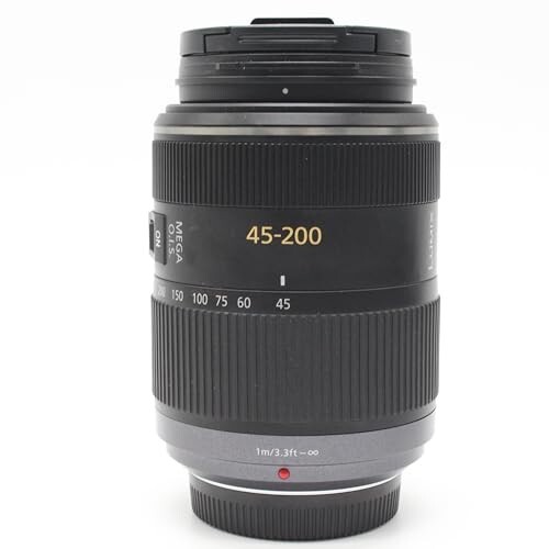 Panasonic telephoto lens for Micro Four Thirds Lumix G VARIO 45-200mm ...
