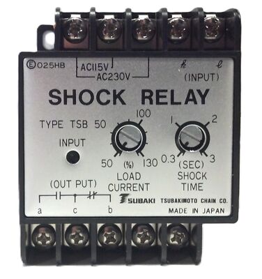 UST Tsubaki TSB-50 115-230 V AC 50/60 Hz 50 A Shock Relay | eBay