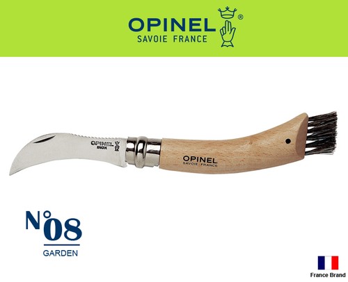 Opinel France No08 Stainless Steel Garden Hook Caigu Folding Knife ...