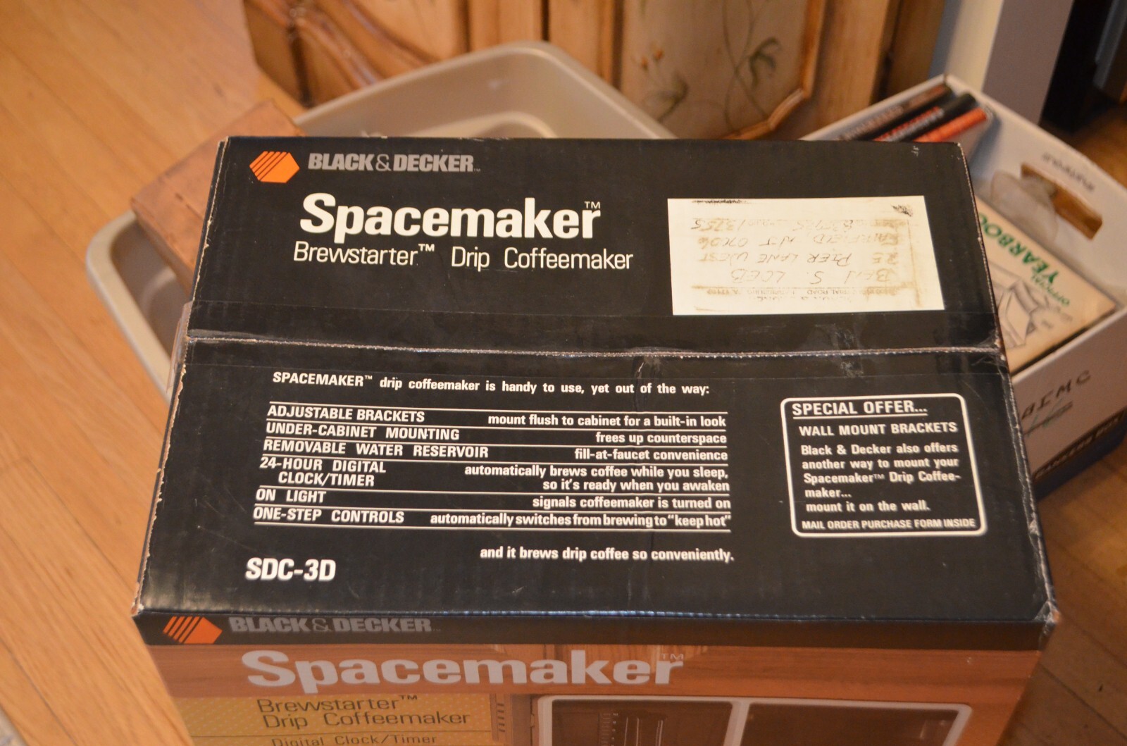 NOS Black & Decker Spacemaker Automatic Coffee Maker SDC-3D NEW | eBay