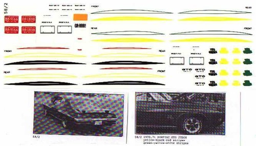 Fred Cady Decal #58/2 To Do The 70/71 Pontiac GTO Judge | eBay