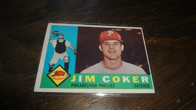 1960 TOPPS # 438 JIM COKER BASEBALL CARD | eBay