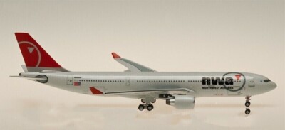 1:400 Aeroclassics nwa Northwest Airlines A330-200 Passenger Plane ...