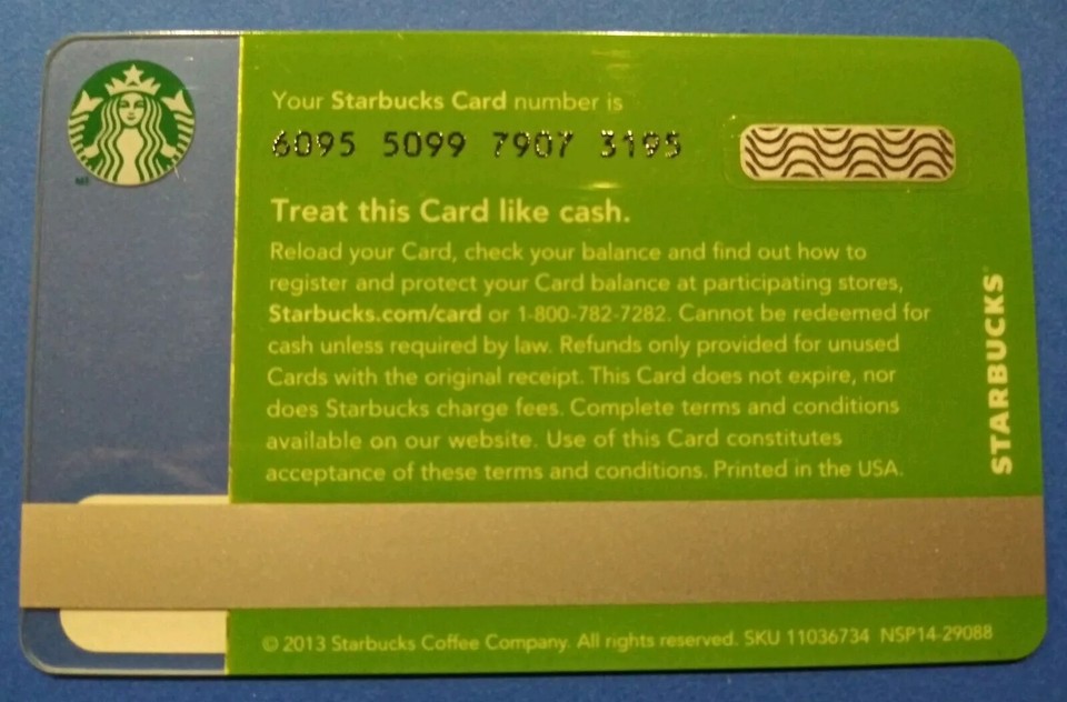 STARBUCKS CARD 2013 ⚽ "SEATTLE SOUNDERS FC" MINT~NO VALUE~A SOCCER CARD ...