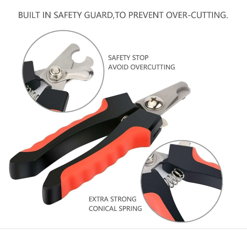 Pet Dog CAT Nail Clippers Professional Toe Cutter Trimmer Grooming ...