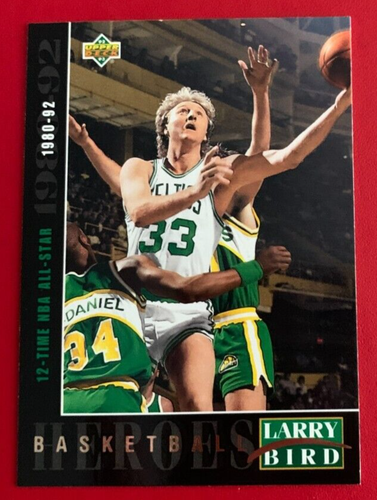 NBA LARRY BIRD Boston Celtics 1993 Upper Deck 12 Time All Star Trading ...
