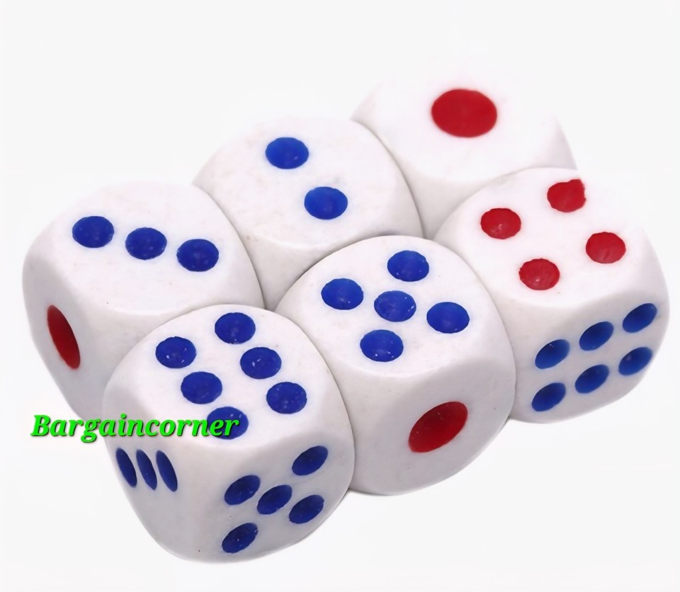 Playing Dice Set Bingo Dice Rolling Dice Table Board Games 1.4cm Numbers Dice | eBay