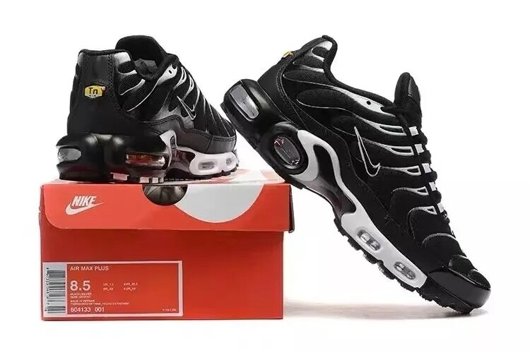 DS New Nike Air Max Plus TN black and white men's air shoes | eBay